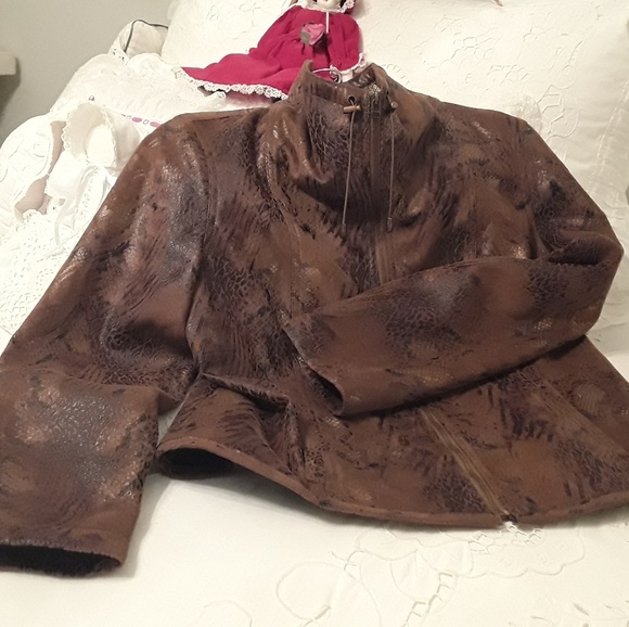 Ruby Rd. | Jackets & Coats | Ruby Rd Contemporary Jacket Black Brown ...